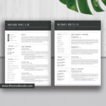 Editable Resume Template, Curriculum Vitae, Professional CV Layout ...