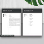 Editable Resume Template, Curriculum Vitae, Professional CV Layout ...