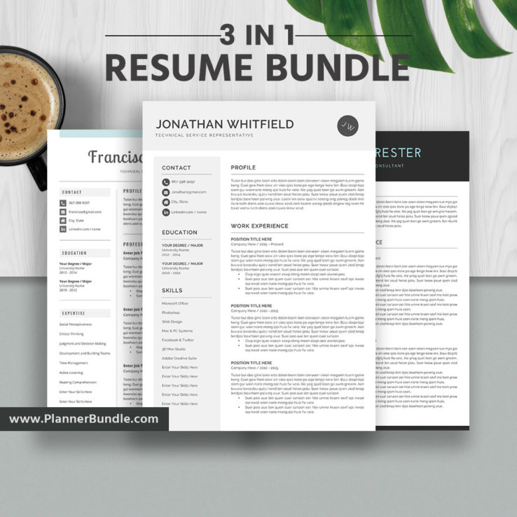 Resume Bundle – PlannerBundle.com