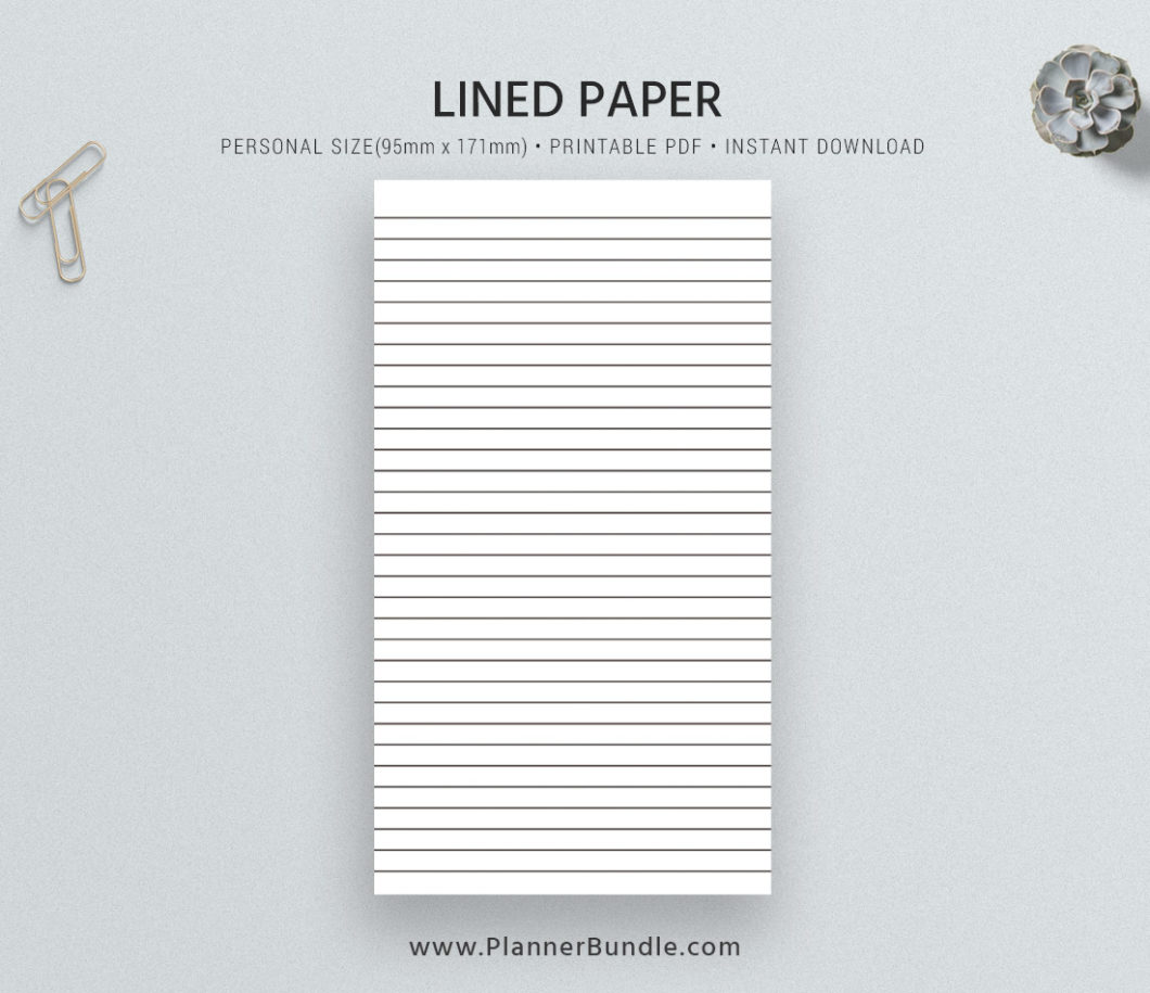 Basic Page Printable, Dot Grid, Grid, Lined Paper, Personal Size ...