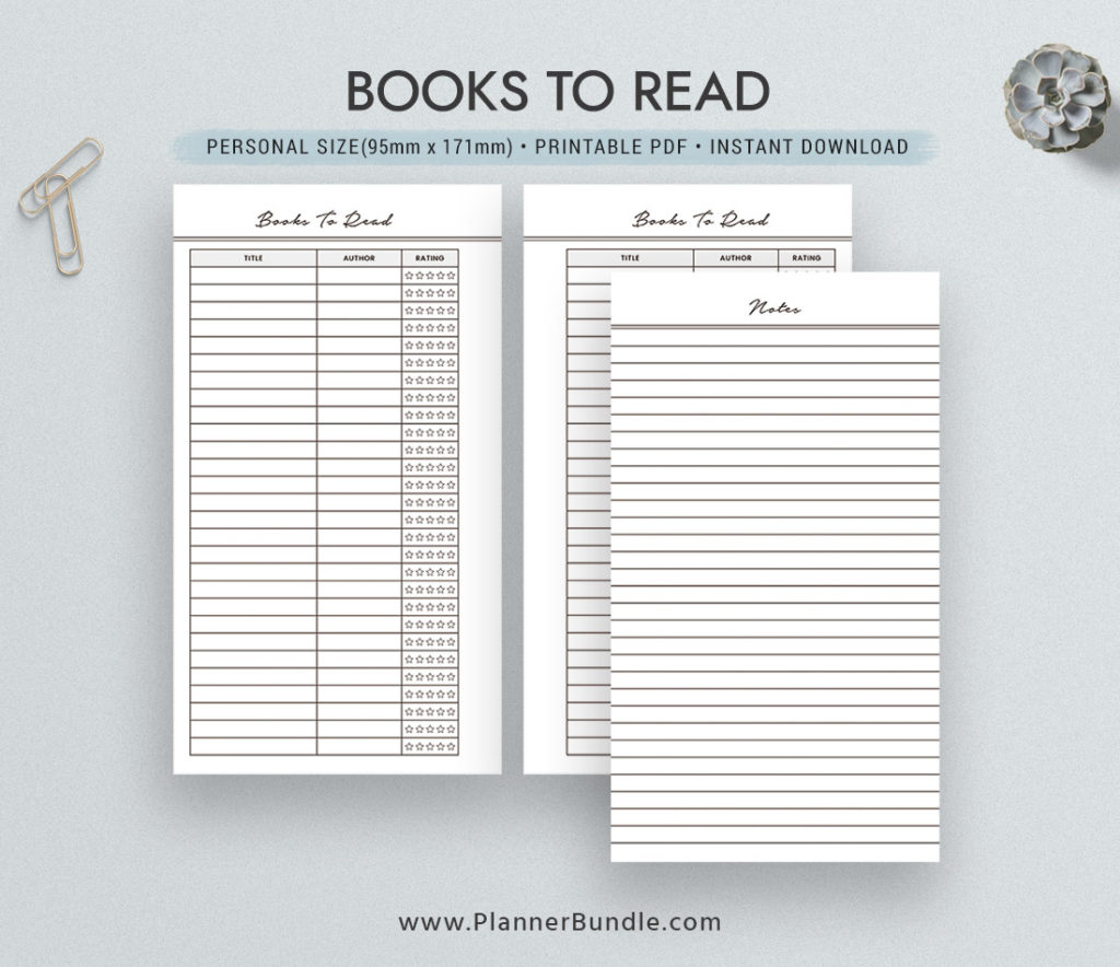 Printable Weekly Planner, Planner Inserts, Personal Size Planner ...